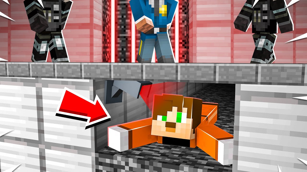 Minecraft, YAPI KAPIŞMASI - ULTRA GÜVENLİKLİ HAPİSHANEDEN KAÇIŞ - YouTube