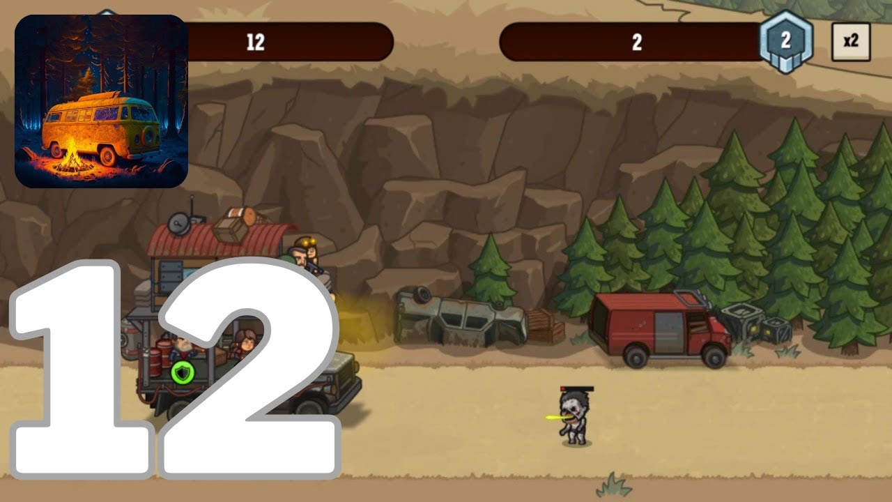 Camp Defense - Gameplay Walkthrough - BUILD AND UPGRADE CAMP (iOS, Android) - YouTube