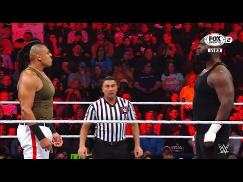 Omos vs Comandante Azeez: Batalla De Gigantes - WWE Raw Español Latino ...