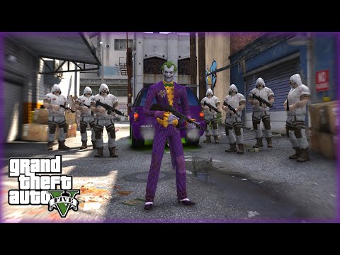 GTA 5 - JOKER and His HENCHMEN Rob Pacific Standard Bank! (Gameplay)