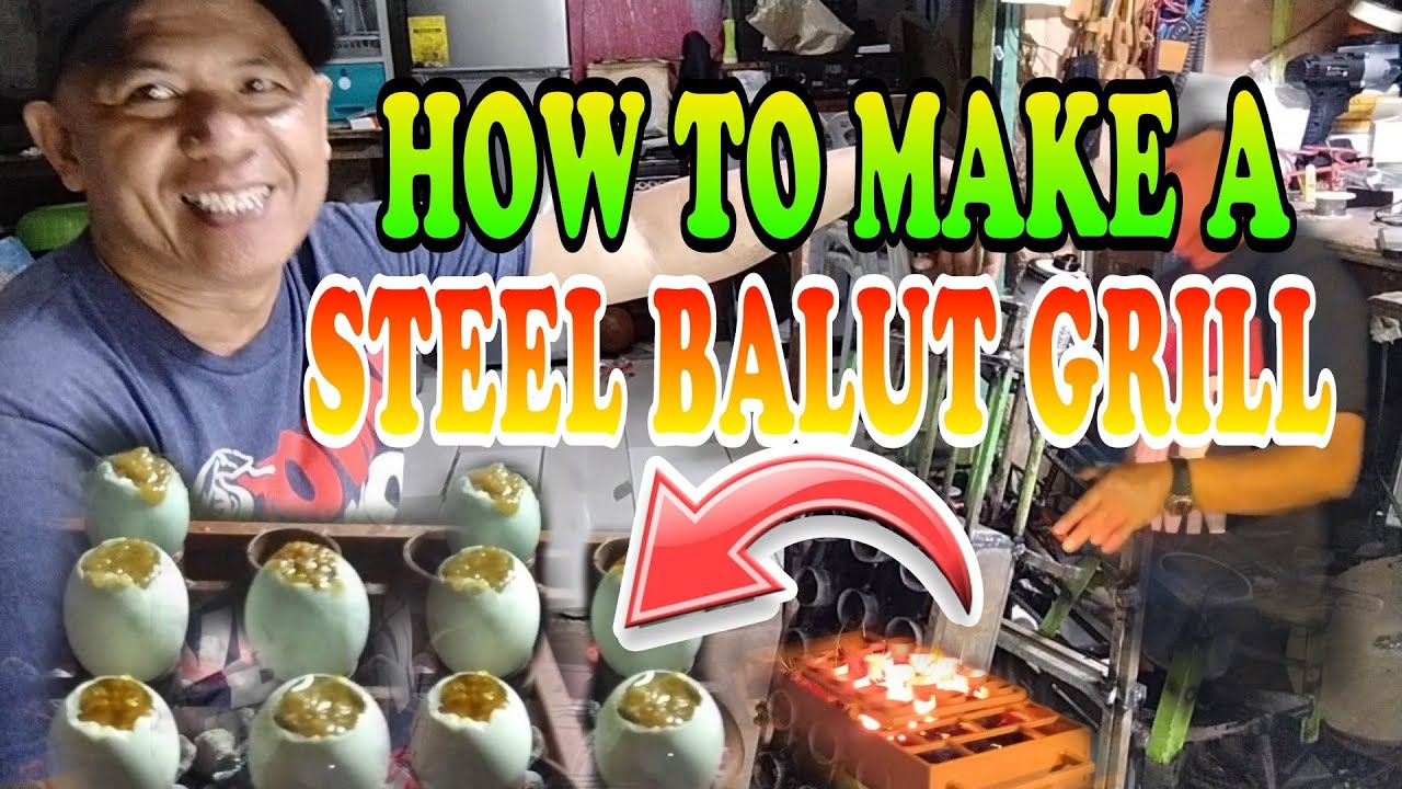 HOW TO MAKE A STEEL BALUT GRILL - YouTube