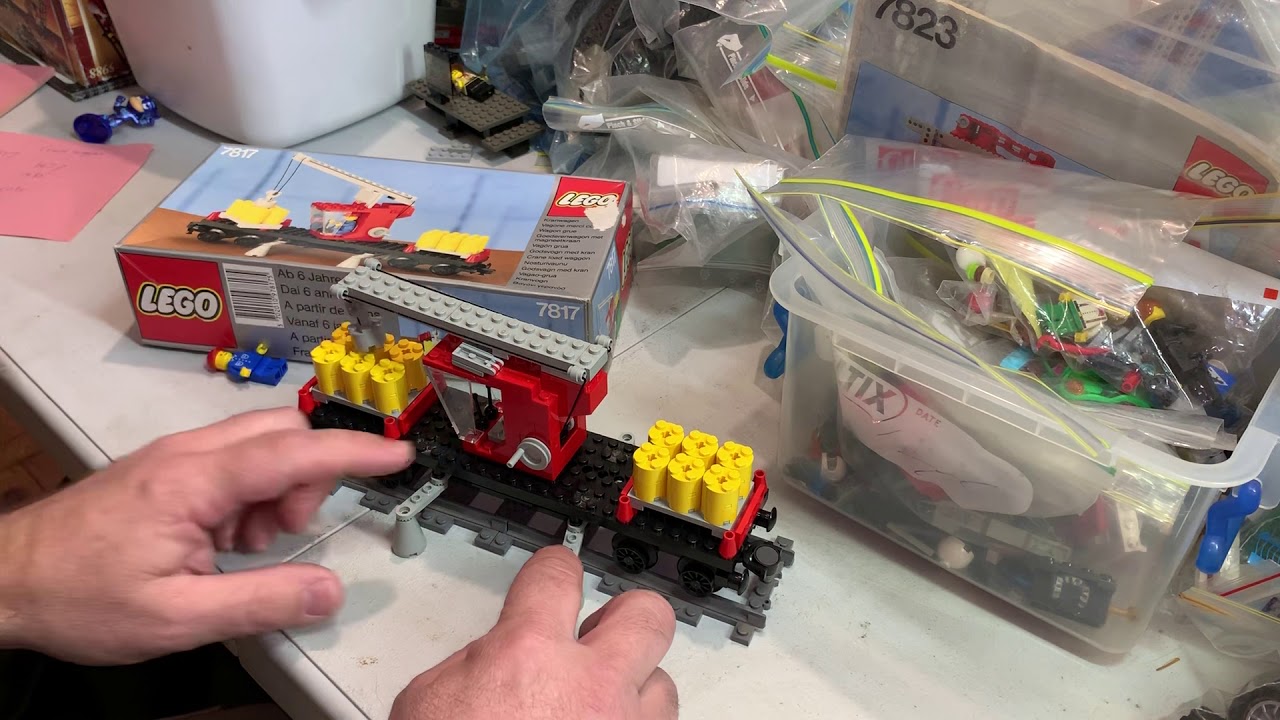 Lego Vintage Set Review 7817 Crane Wagon. - YouTube