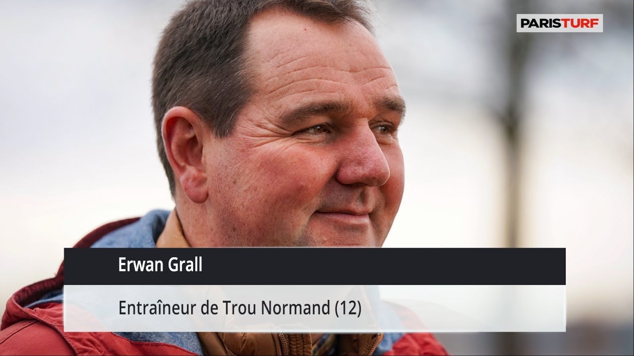 Erwan Grall, entraîneur de Trou Normand (14/10 à Auteuil) - YouTube