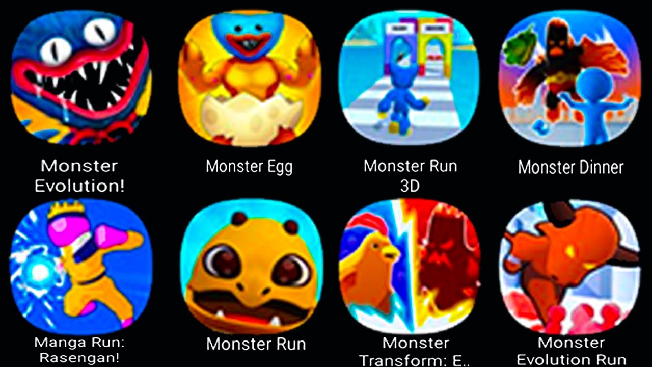 Monster Evolution, Monster Egg, Monster Run 3D, Monster Dinner, Manga ...