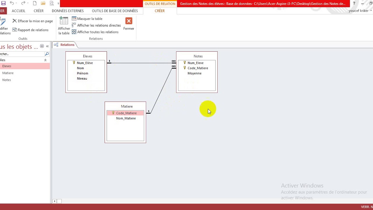 Cours Access N°3 - YouTube