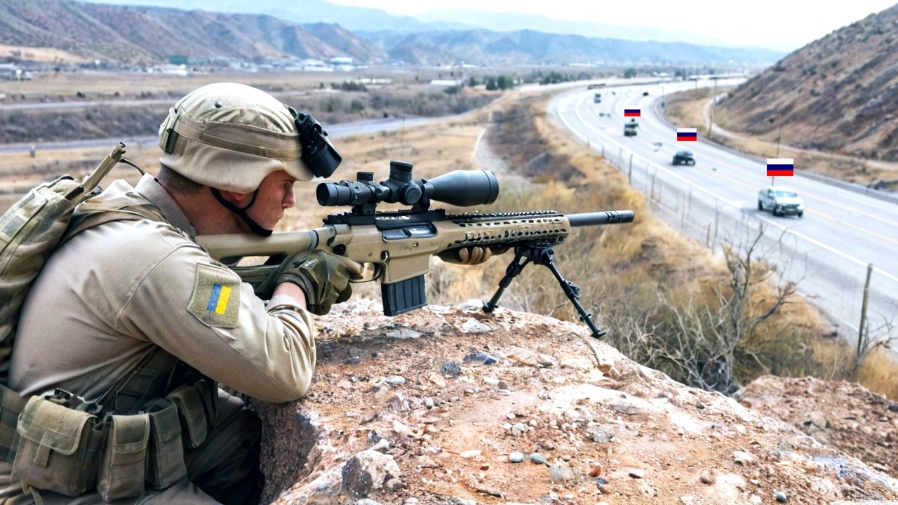 HIGHWAY STRIKE! Ukrainian Sniper Obliterates Russian General’s ...