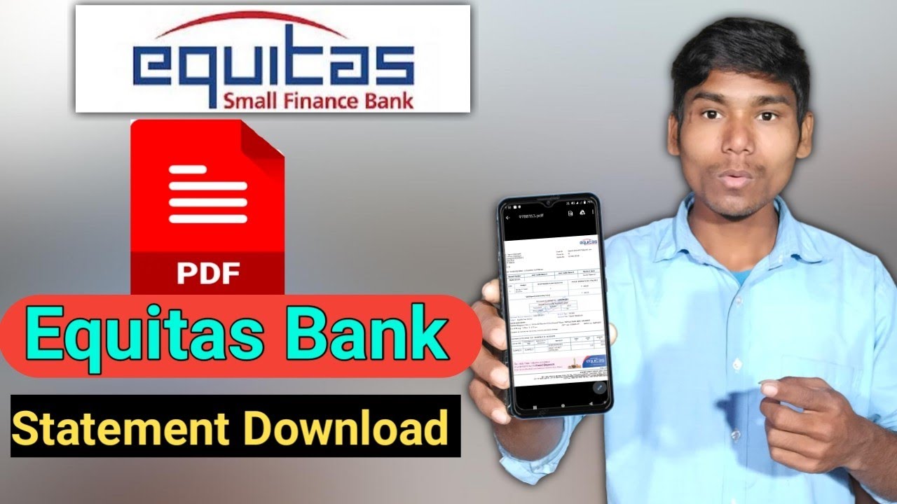 Equitas Bank Account Statement PDF Download Equitas Bank Statement Kaise Nikale - YouTube