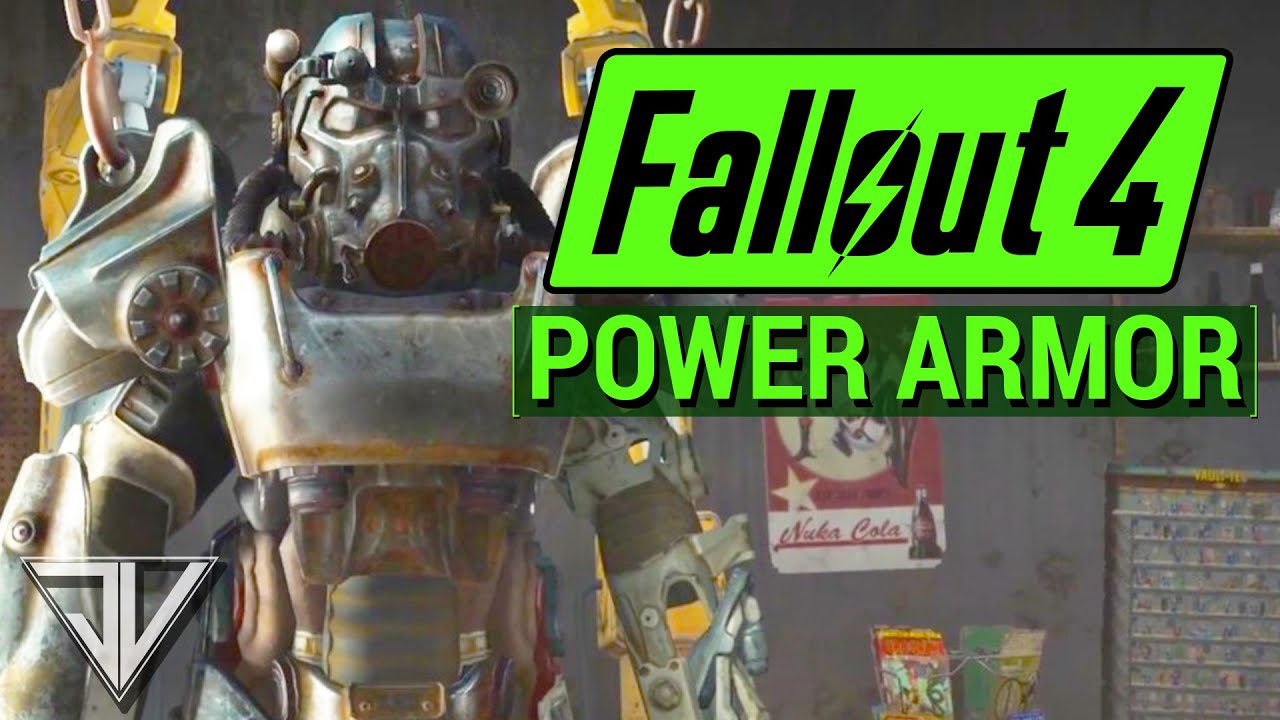 FALLOUT 4: Power Armor GAMEPLAY Analysis! (Customization, Mods, and ...