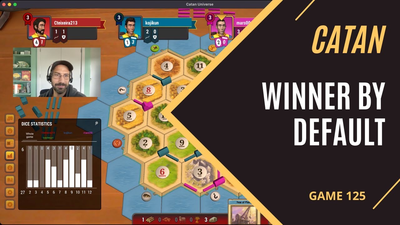 CATAN | Winner by Default | Game 125 - YouTube