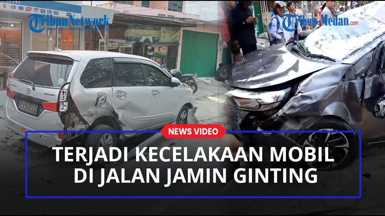 Terjadi Kecelakaan, Mobil Honda Terbalik Usai Menabrak Mobil Toyota ...