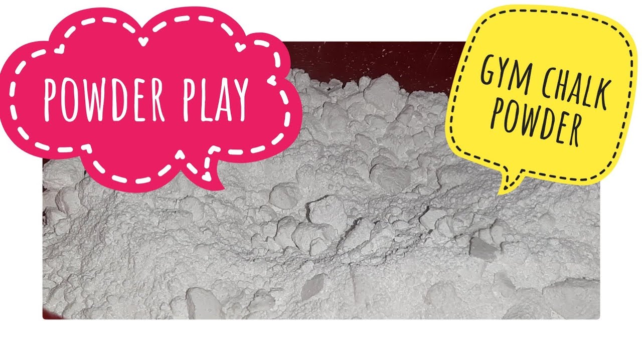 Gym Chalk ASMR | Powder play | #asmr #gymchalk - YouTube