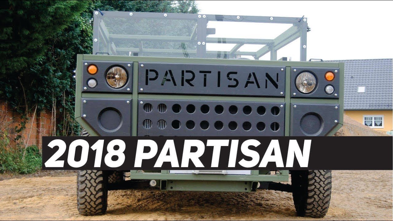WOW... Partisan One Military SUV, these could serve a military for 50 ...