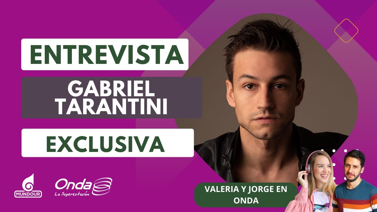 VENEZOLANO EN DISNEY+ | Entrevista a Gabriel Tarantini | Valeria y ...