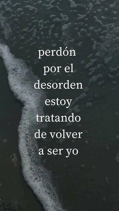 perdon el desorden😞 #frases #parati - YouTube