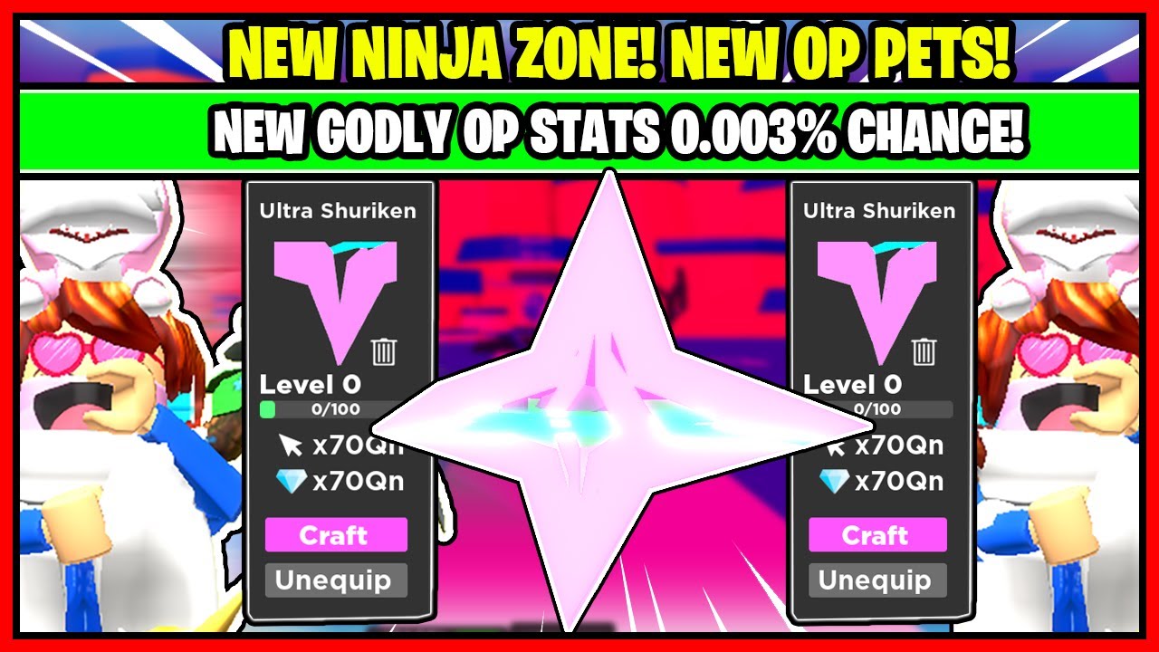 TAPPING LEGENDS *NEW* NINJA WORLD! I SHOW THE NEW GODLY! 0.003% CHANCE ...