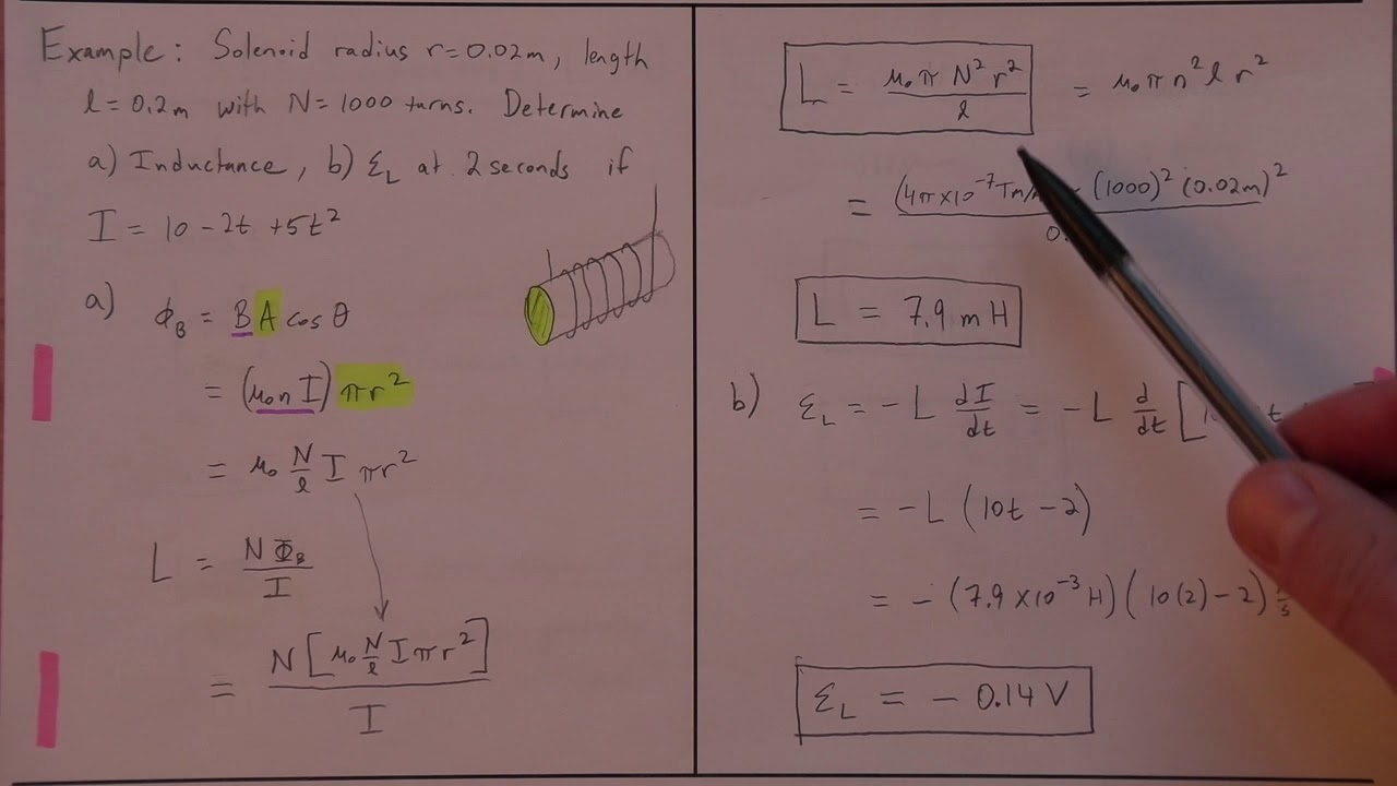 Andrew Tupaj: AP Electricity and Magnetism, Review 8B, Inductors - YouTube