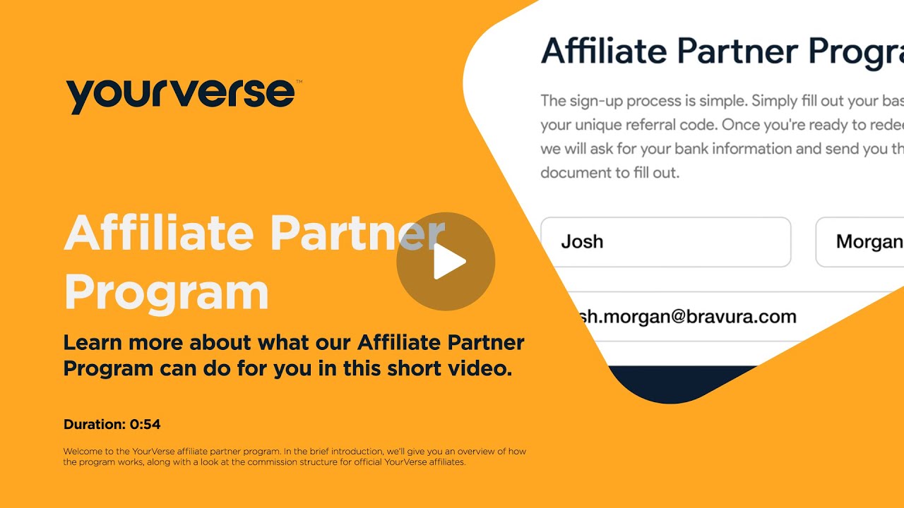 Affiliate Partner Program - YouTube