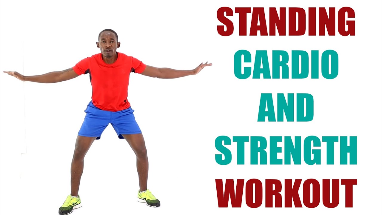 Standing Cardio And Strength Workout for Fat Burning/ 20 Minute Intense ...