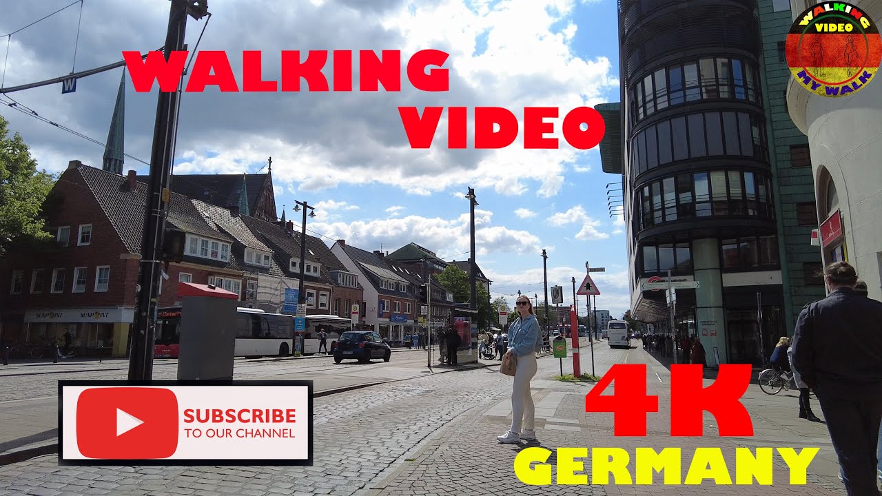 4K walkingtour in germany / Bremen. 🇩🇪- 60fps (4K) My walk - YouTube