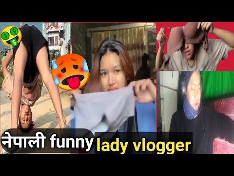 Nepali funny lady vlogger. - YouTube