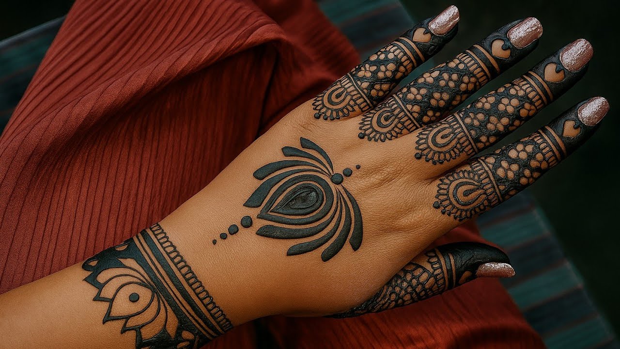 Louts Mehndi Design | Lotus Mehndi Design For Back Hand | Mehndi Design ...