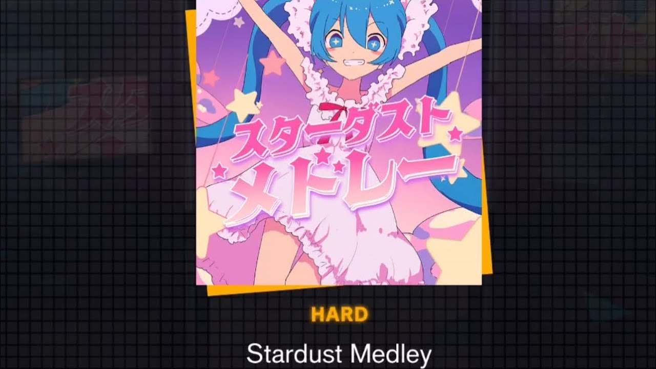 Stardust Medley Song, Hard Difficulty - Hatsune Miku Colorful Stage ...