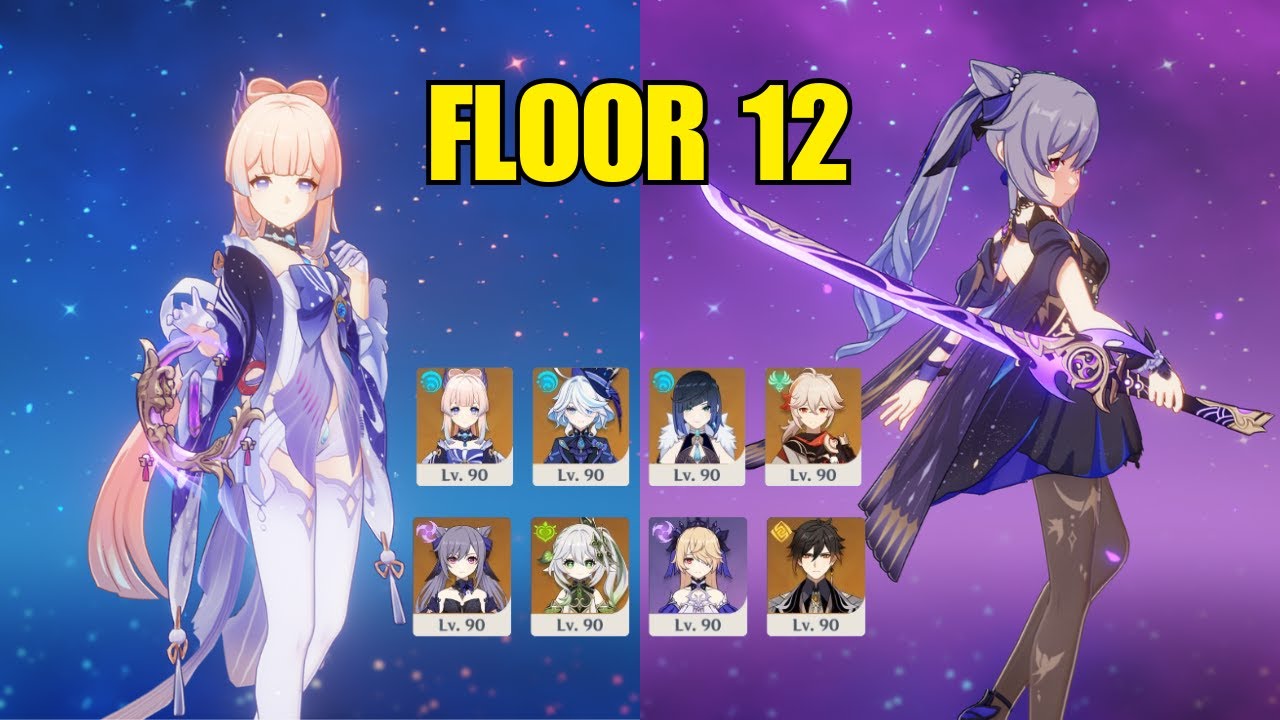 C0 Kokomi Mono Hydro & C2 Keqing Aggravate | Genshin Impact 5 5 Spiral ...