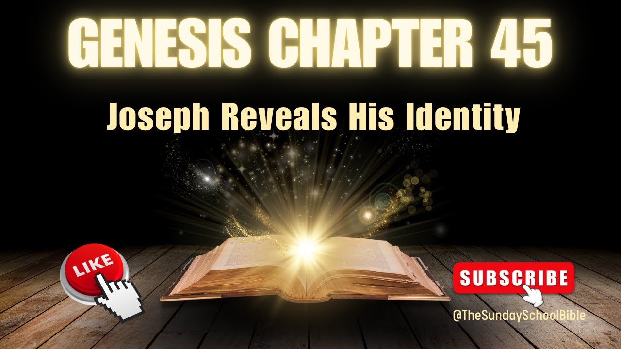 Genesis 45 Explained | Joseph Reveals His Identity: Forgiveness, Tears ...