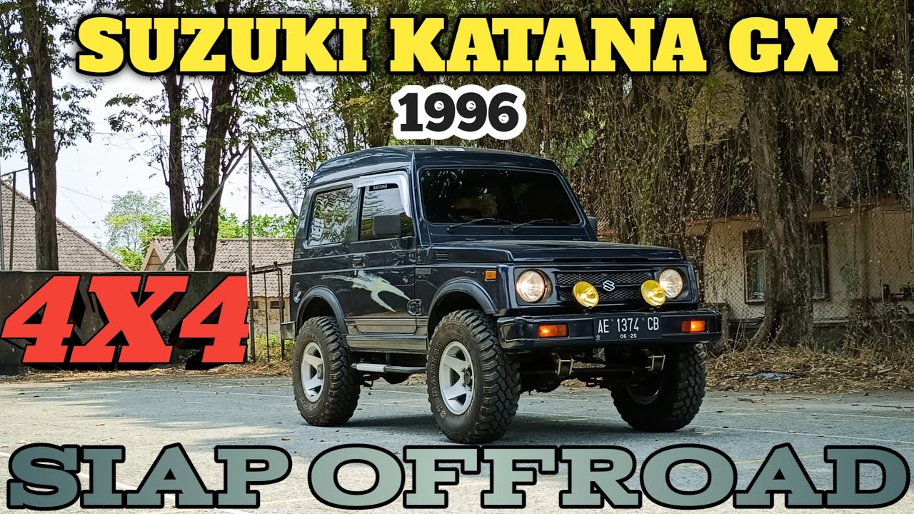 Suzuki Katana GX 4x4 tahun 1996 Modif Offroad - YouTube