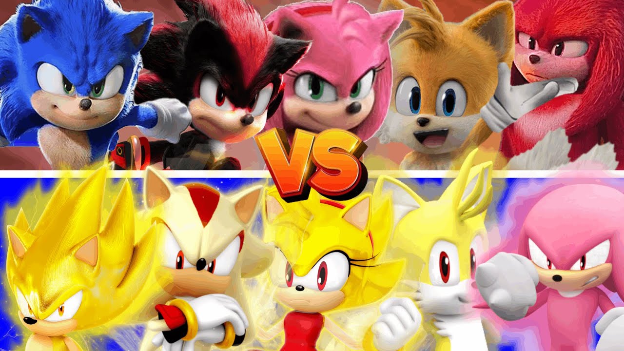 Sonic Movie 2 Vs Super Sonic (Modern) - YouTube