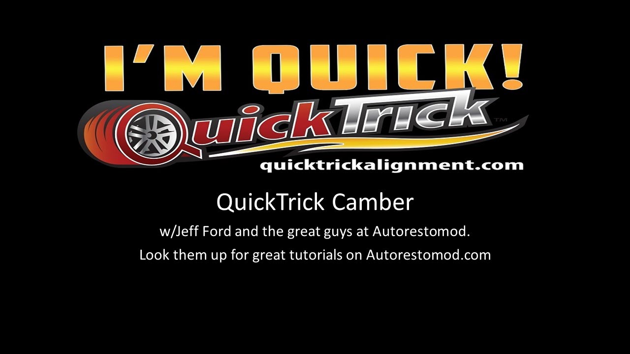 Quick Camber Alignment with QuickTrick - YouTube