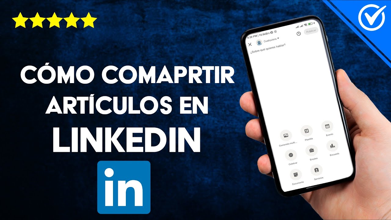 Cómo Compartir un Artículo en LINKEDIN | Guía Completa 2024 - YouTube