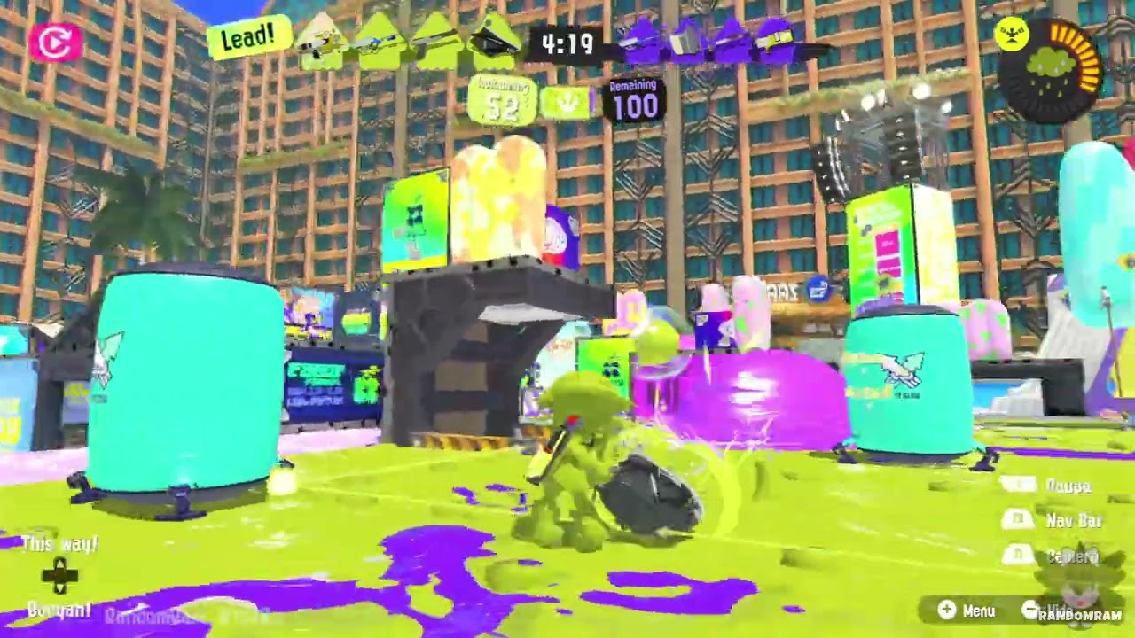 perfect run in splat zone using bloblobber in splatoon 3 - YouTube