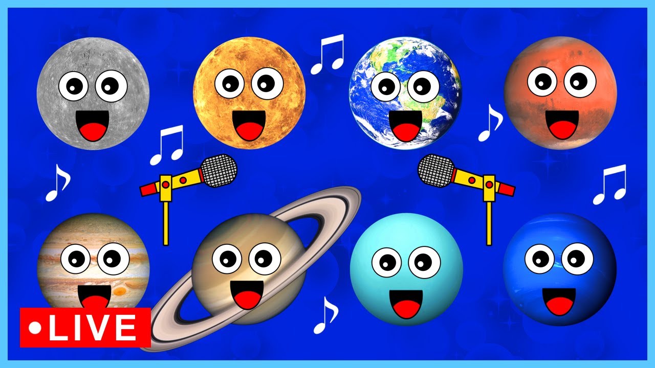 Planet SONGS for BABY 🎤🎵🎙️🪐 | Children Planet Rhymes | Solar System ...