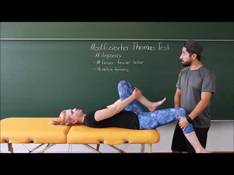 Modifizierter Thomas Test - YouTube