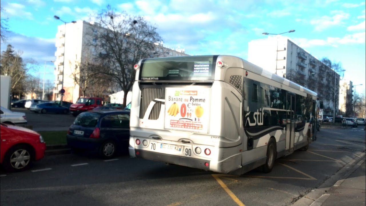 Ligne de bus transdev TRA 617 | heuliez gx327 - YouTube