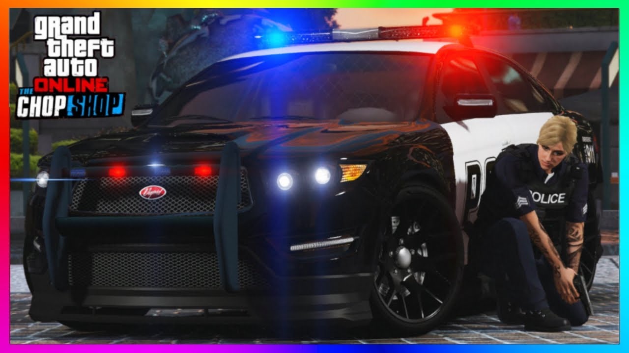 NEW POLICE Weapons, GAUNTLET INTERCEPTOR Car, COP Clothing, GTA 5 Chop ...