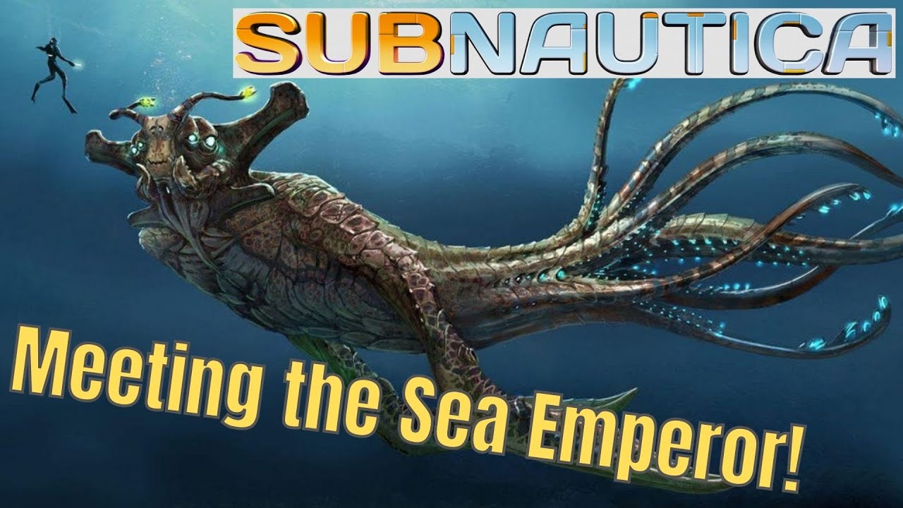 Subnautica - meeting the Sea Emperor, hatching the eggs and getting ...