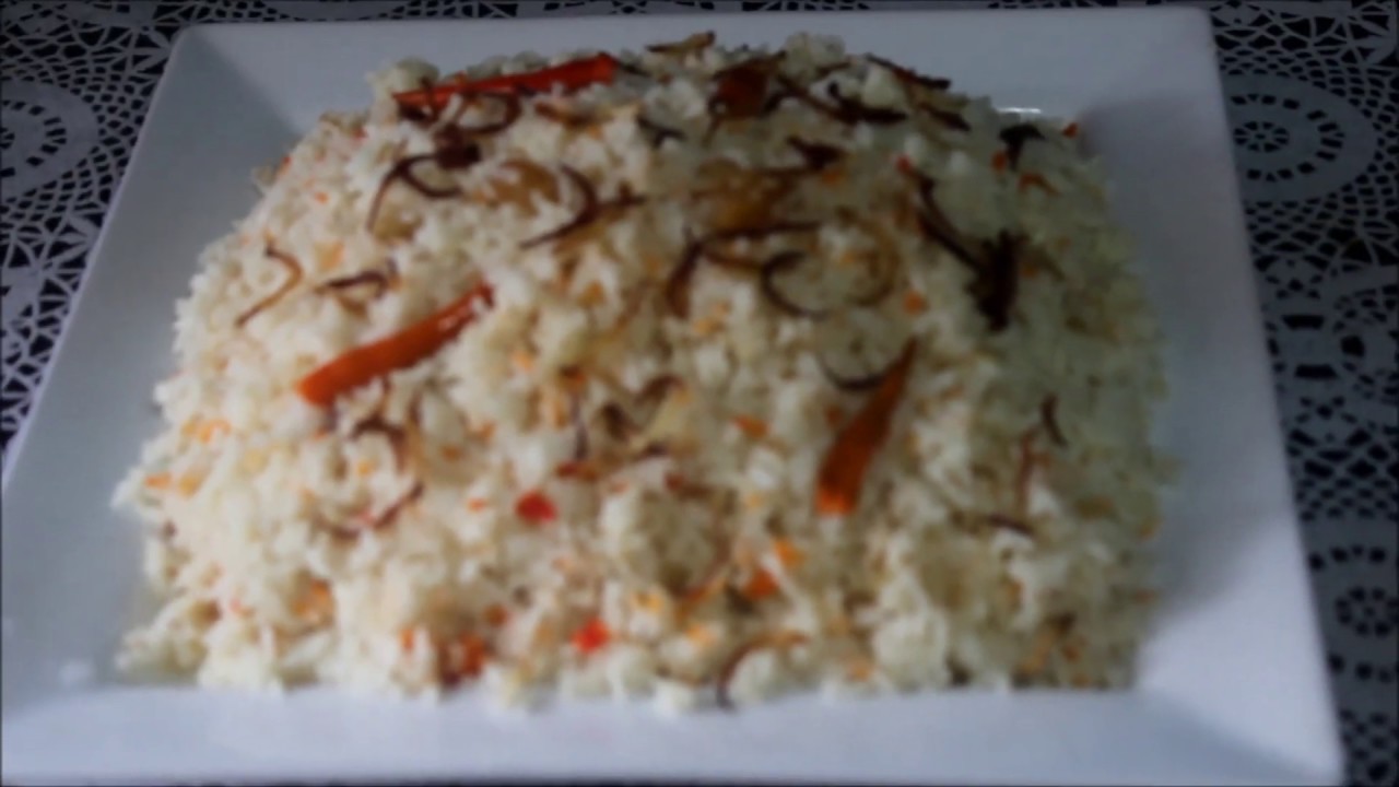 ঝরঝরে প্লেইন পোলাও, Jhorjhore Plain Polaw Recipe - YouTube