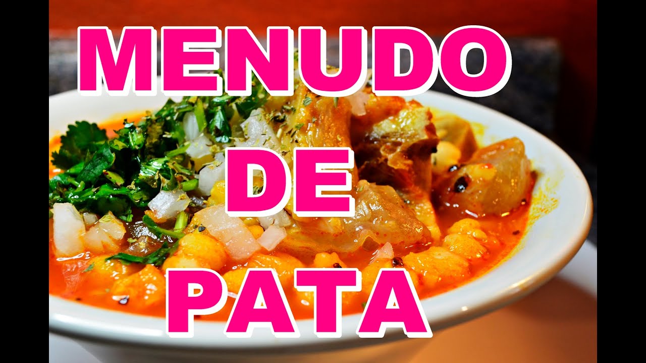 MENUDO DE PATA - YouTube