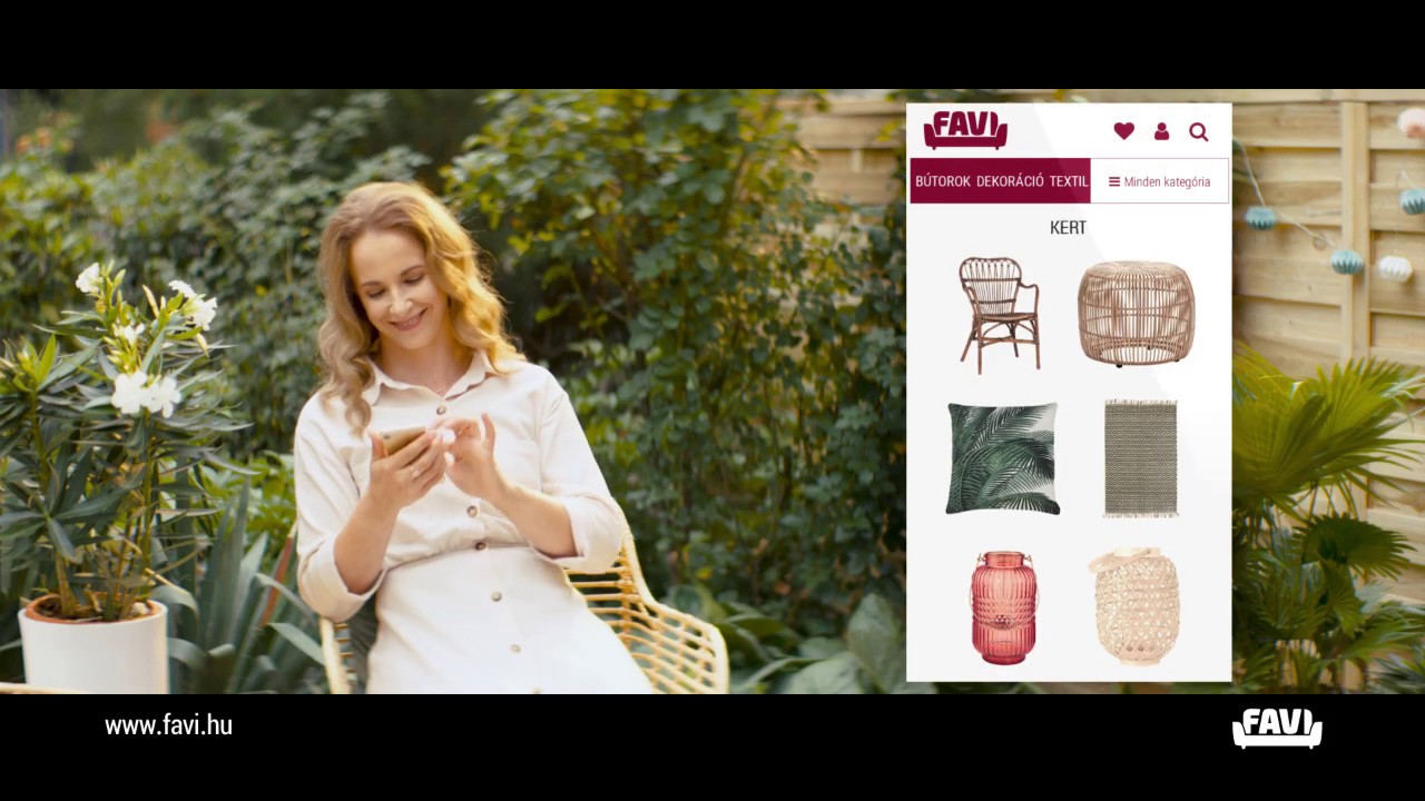 FAVI.hu | Rengeteg kerti bútor - YouTube