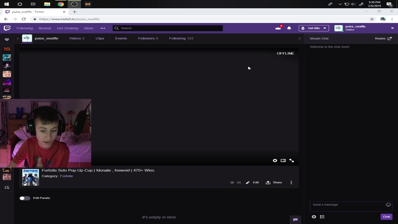 FOLLOW ME ON TWITCH (STREAMING THERE) - YouTube