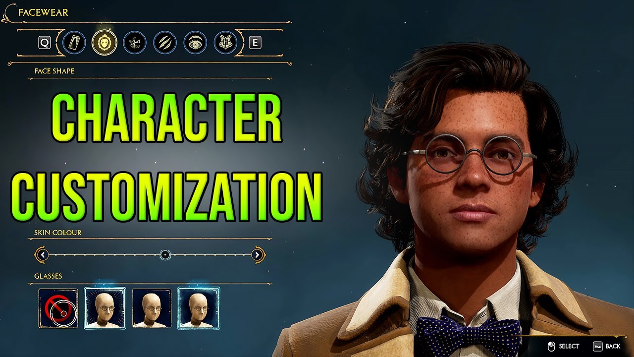 Hogwarts Legacy Male Full Character Customization - YouTube