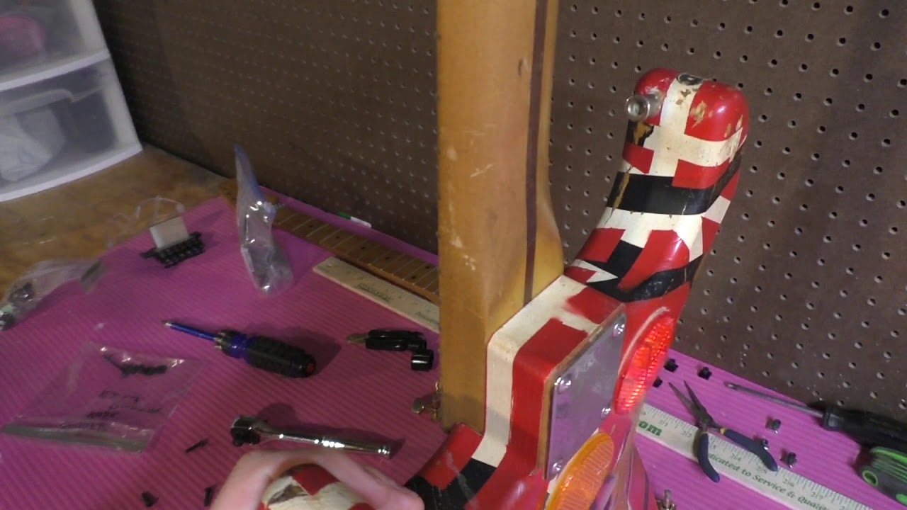 Incredible 1982 Frankenstrat Replica - YouTube