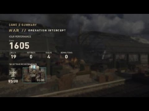 Call of Duty®: WWII Operation Intercept w/Veteran bots - YouTube