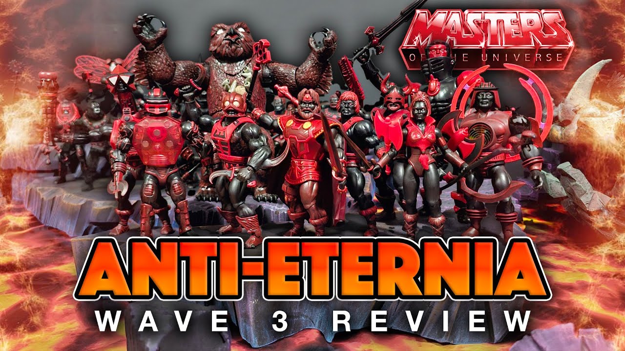 MOTU Origins Anti-Eternia Wave 3 REVIEW! EVERY Hero now EVIL! - YouTube