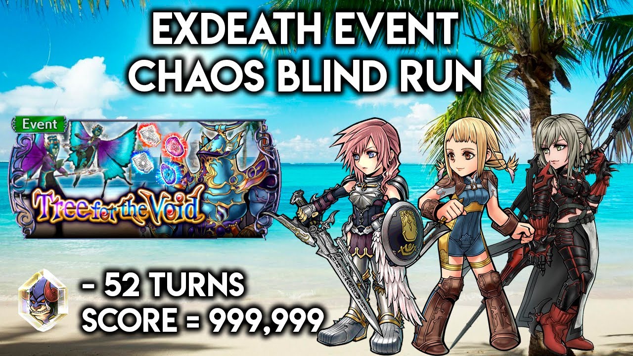 [DFFOO / GLOBAL] Exdeath Chaos Run (Aranea / Penelo / Lightning ...