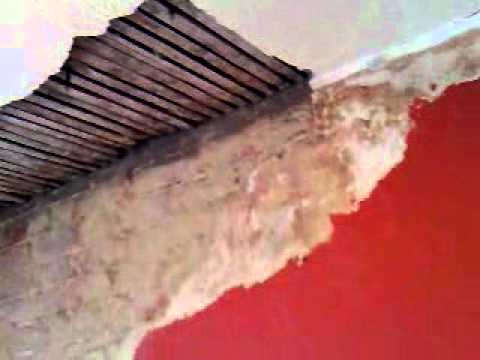 Repairing water damaged /Blown Plaster PART 1 - YouTube