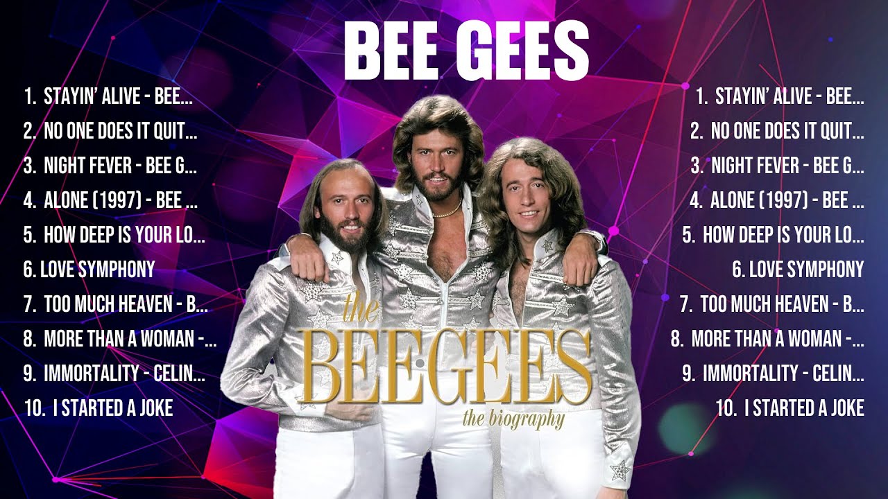 Bee Gees Top Of The Music Hits 2024 Most Popular Hits Playlist - YouTube
