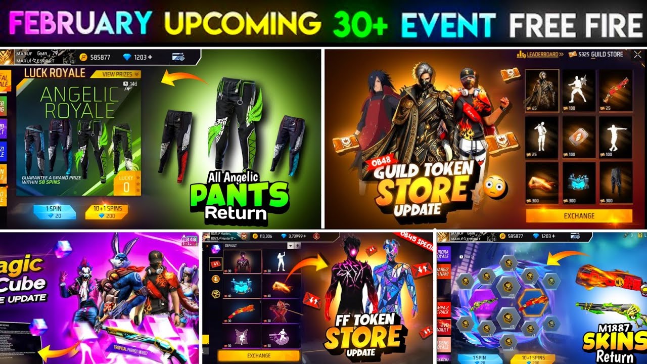 Angelic Pants Return Date 🥳 Yellow Angelic Pants Return 🤯 Free Fire New ...